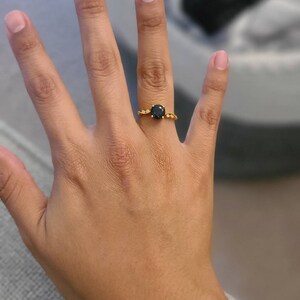 Infinity Garnet Engagement Ring Curve Wedding Band 8x10mm | Etsy