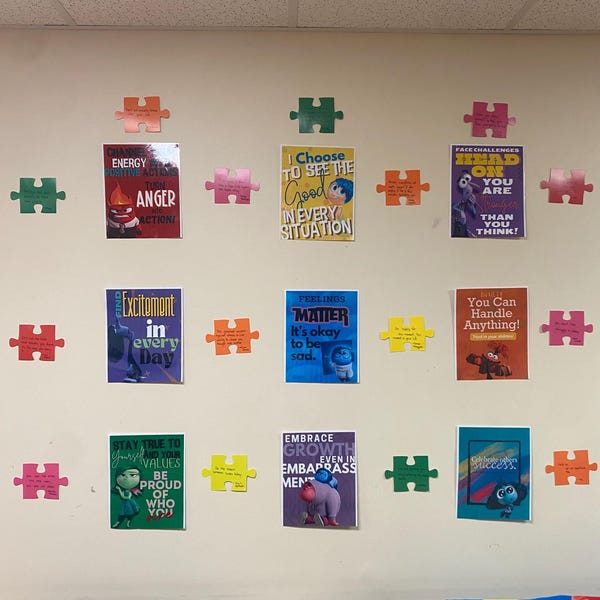 SEL Affirmation Posters Inspired by Inside Out | 9 Prints | Teacher ...