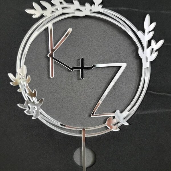 Personalized Cake Topper, Custom Names Cake Topper, Mr and Mrs Cake ...