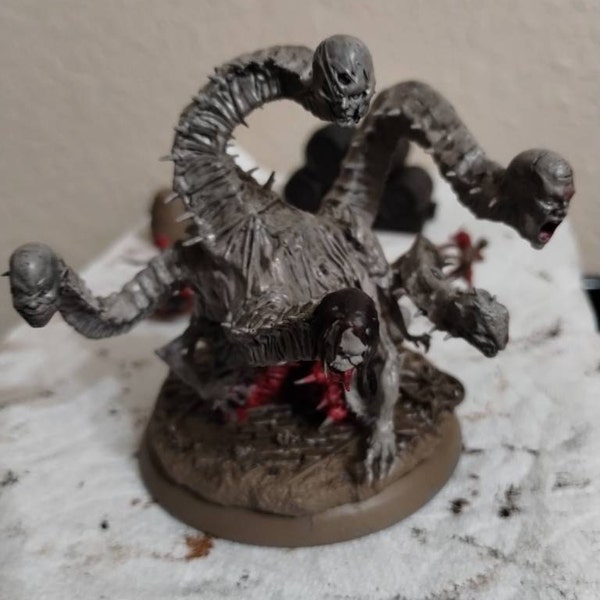 Scythe Warlock - Female Elf Witch - Necromancer Woman - Dnd Mini - Etsy