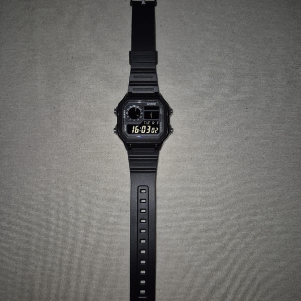Custom “JURASSIC” Modified Watch Based on Casio Ae1200, New in Box ...