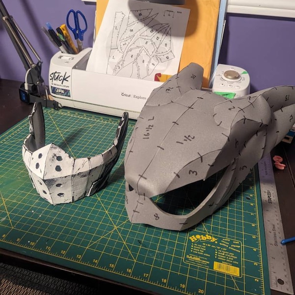 Dark Deku Foam Head Pattern - Etsy