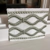 Luxury Embroidered 3-inch Trim | Perfect for Curtains, Cushions, and ...