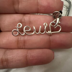 Custom Keychain With Heart Clasp, Name Key Chain, Purse Charm, Custom ...