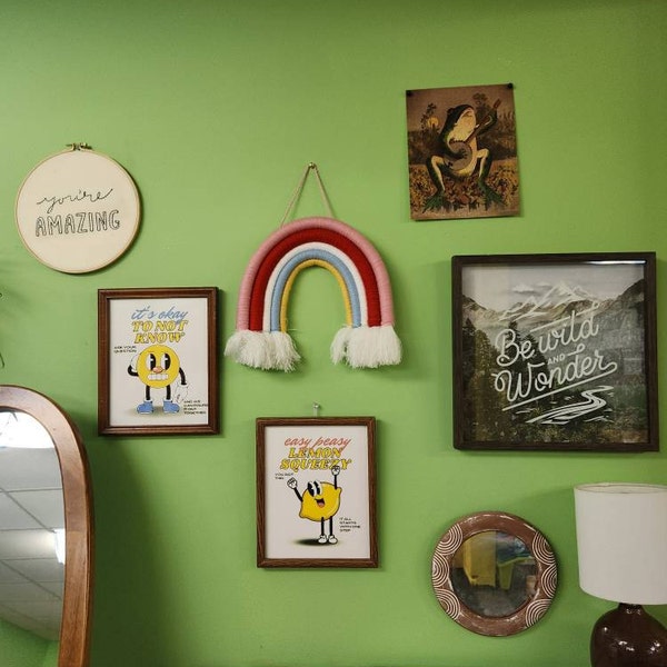 Booked and Busy, Retro Poster, Pink Large Posters, Digital Wall Art ...