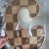 Boys Room Decor Large Checkered Letter, Boys Skater Nursery Wall Art ...