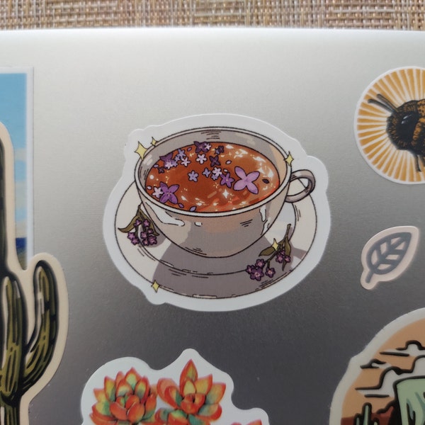 Aesthetic Plant Sticker Pack 4pc Herb Sticker Pack Witchcore Sticker ...