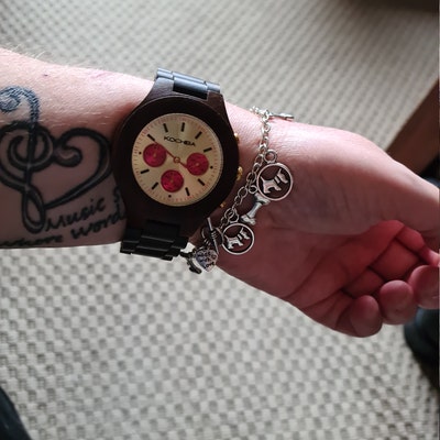 Wood Wrist Watch the Akira Copper Pink on Maple Wood - Etsy