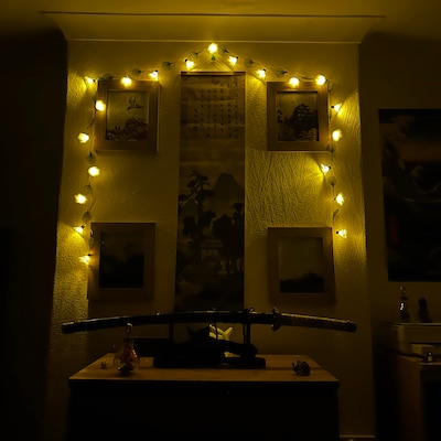 20 White String Lights Himalaya Flower Fairy Lights Bedroom Home Decor ...