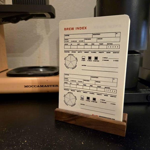 Espresso Brew Log for Home Baristas - Coffee Tasting Journal & Dial-in ...