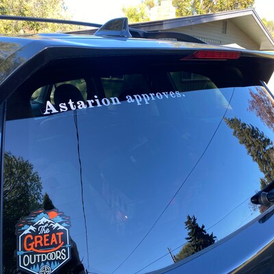 Baldur's Gate 3 Vinyl Decal Companion Approves Disapproves BG3 Astarion ...