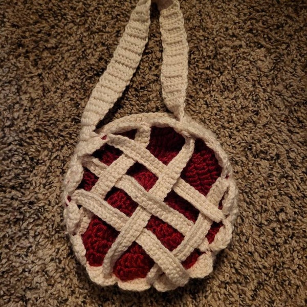 Cherry Pie Purse Crochet Pattern: Cottagecore Bag (instant Download) - Etsy