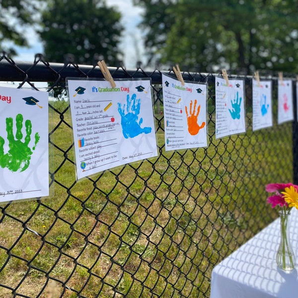 Last Day of School Printable, Kindergarten Graduation Keepsake ...