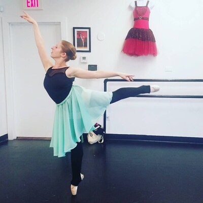 Ciderknee Length Chiffon Ballet Skirt in Gold, Ballet Dancer Gift - Etsy