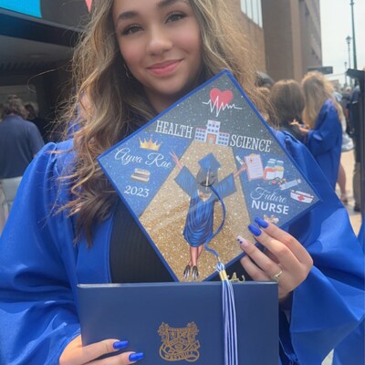 Graduation Cap Topper Label/criminal Justice Major/ Future FBI - Etsy