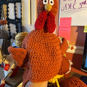 Crochet Pattern Chicken Hat/ Chicken Hat Pattern/ Spring Chicken Hat ...