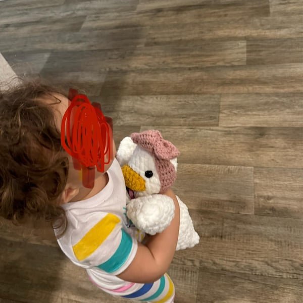 Baby Della Duck | Crochet Duck | Crochet Snuggler | Duck Snuggler ...