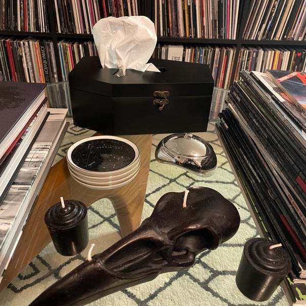 Pandora Coffin Tissue Box With Gothic Cross. Maximalism Goth Decor - Etsy