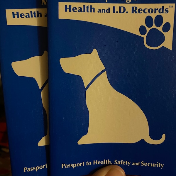 Emergency Wallet Card and Key Tags - Dog - Etsy