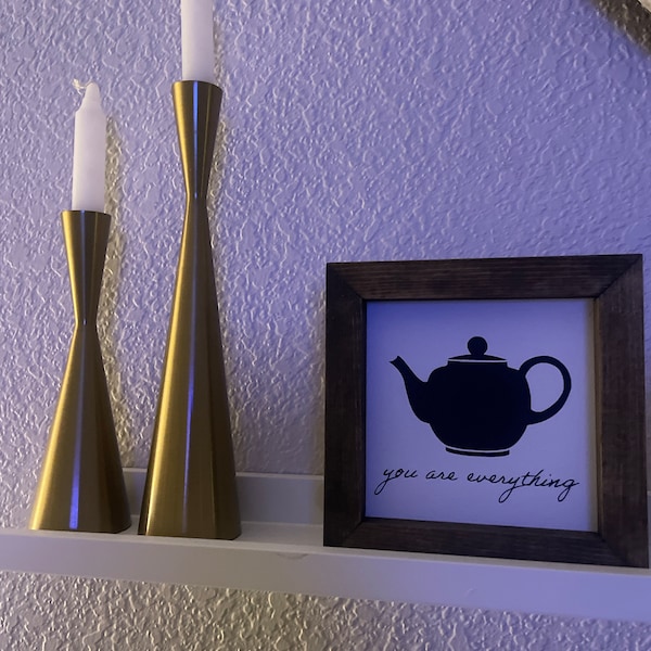 Jim and Pam Teapot Sign | the Office Quote, Funny Farmhouse Decor - Etsy