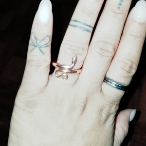 Sadhguru Ring Consecrated Isha Copper Snake Ring Sadguru - Etsy