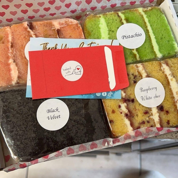 Letterbox Cake Slices - SPECIAL FLAVOURS - Birthday Cake - 4 Cake ...