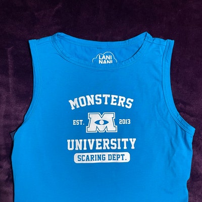 Monsters Inc Inspired Crop Tank Disney Vacation Shirt Sully Shirt - Etsy