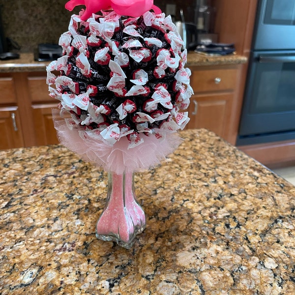 TALL CANDY TREE Containing 300 Edible Tootsie Rolls - Etsy
