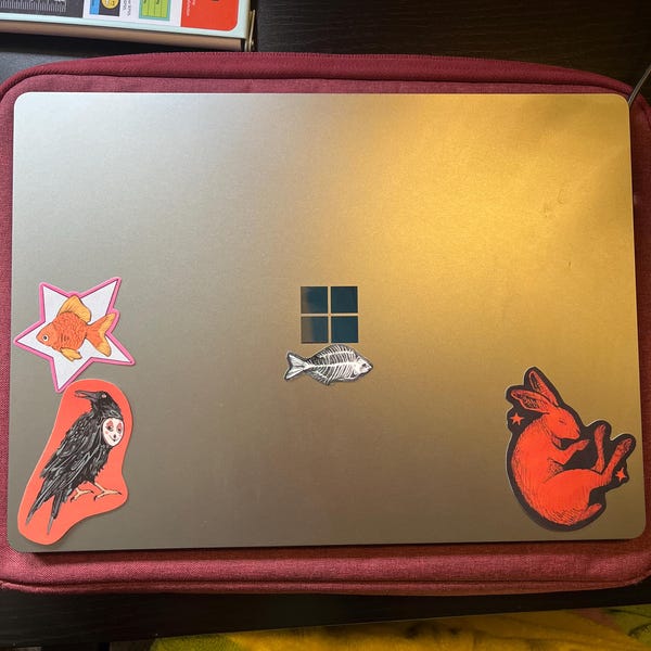 Goldfish Star Sticker | Glossy and Waterproof - Etsy