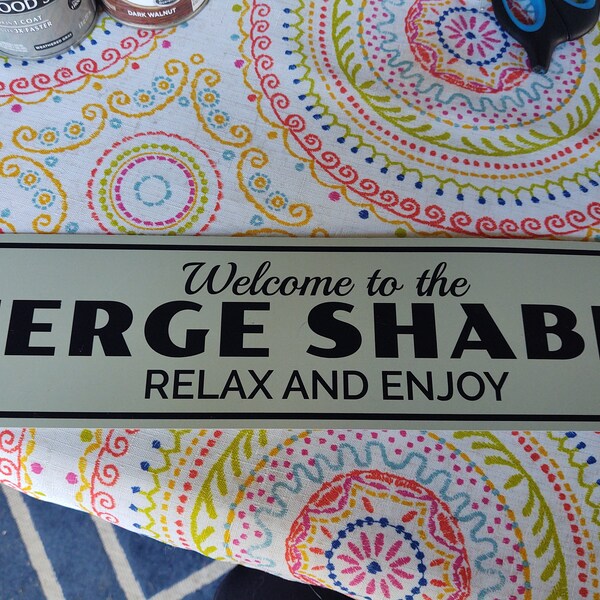 Welcome Cabin Sign, Relax and Enjoy Sign, Family Name Sign, Custom ...