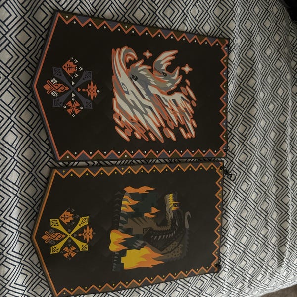 Monster Hunter Abyssal Lagiacrus Custom Made Mini Cloth Banner - Etsy
