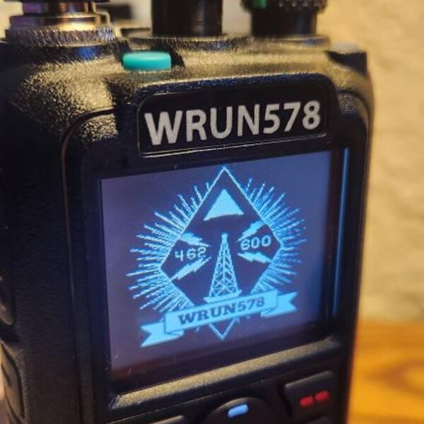 Custom Amateur Ham Radio Call Sign Name Badge, Medium - Etsy