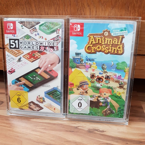 SET OF 5 Switch Game Case Cartvault Acrylic Nintendo Switch Storage ...