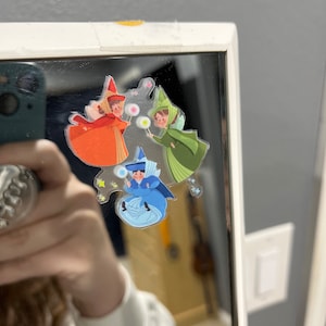 Good Fairies Flora Fauna Merryweather Transparent Laptop Stickers ...