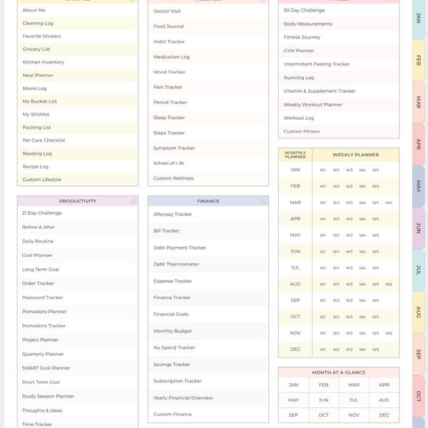 To Do List Goodnotes Template, Digital to Do List, Digital Planner ...
