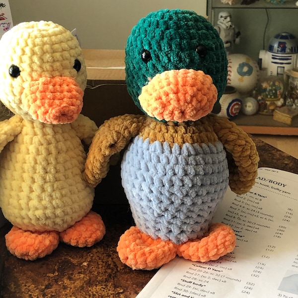 Margo Mallard Duck CROCHET PATTERN, Amigurumi Crochet Pattern, PDF ...
