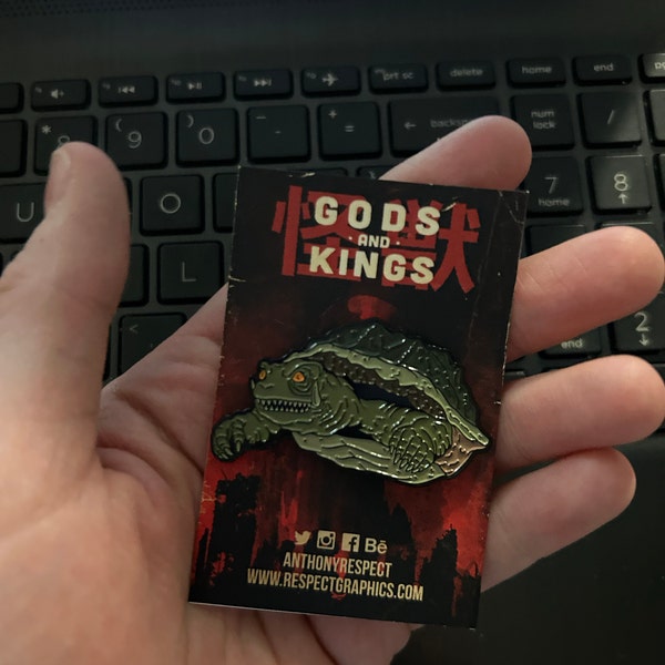 Roaring Godzilla Glossy Vinyl Sticker, Water Bottle, Laptop, Phone ...