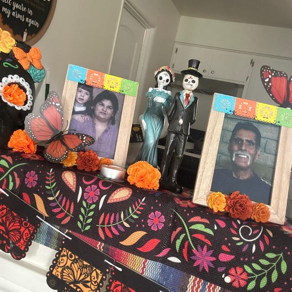 Día De Los Muertos Frame | Rustic Frame | Custom Frame | Day of the ...