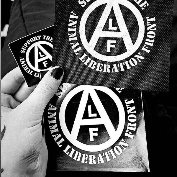 4x4" Animal Liberation Front Vinyl Sticker (waterproof) - ALF Animal ...