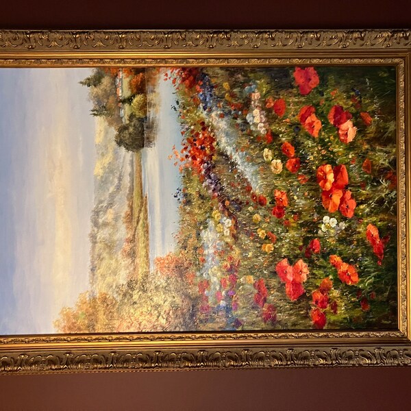 Gold Framed Oil on Canvas by Morgan, Summer Beach Children, Gorgeous ...