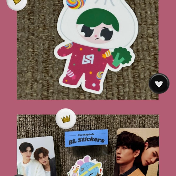 BL Vinyl Stickers Williamest Perthsanta Pondphuwin Juniormark Firstkhaotung Geminifourth ...