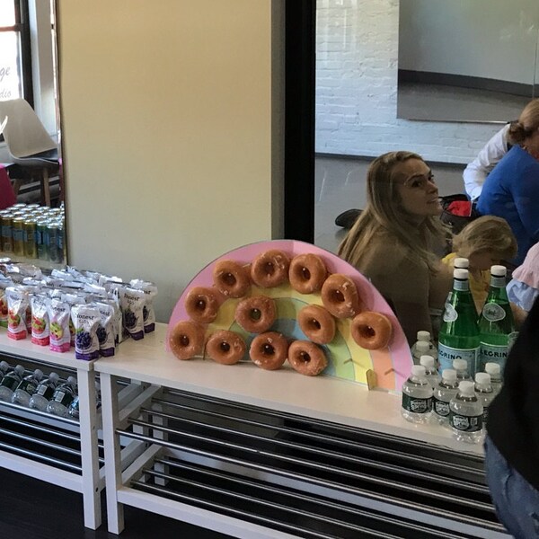 Rainbow Donut Wall Holder //pastel Party Decoration//doughnut ...