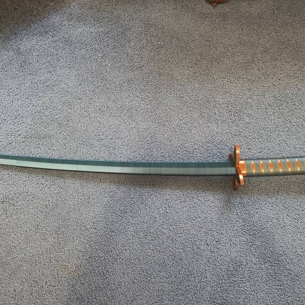 32" Collapsible Retractable Sword Katana Replaceable Blade , 3D Printed ...