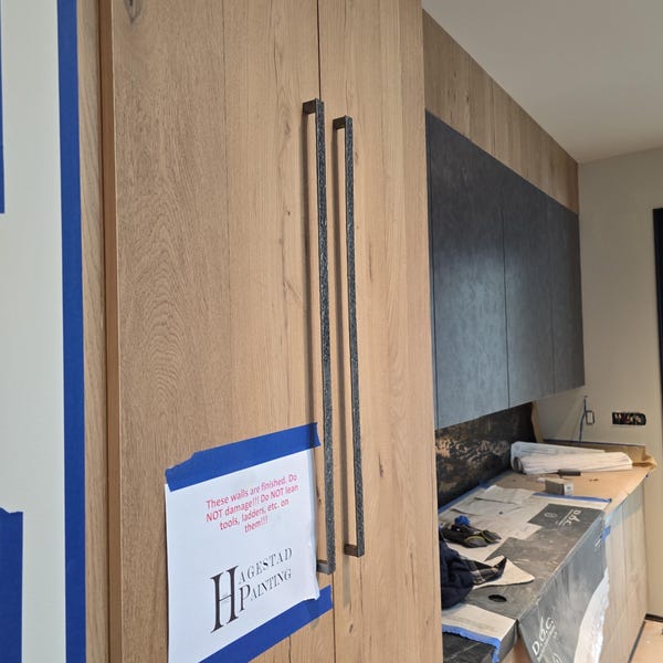 Simple Hand Forged Industrial Loft Drawer Pulls Handles Knobs Wrought ...