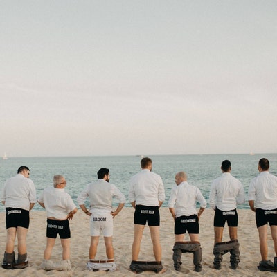 8 Pack of Wedding Party Boxer Briefs Wedding Boxers Wedding - Etsy