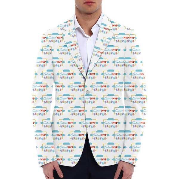 Personalized Suit - Custom Suit With Logo Picture Text Background ...