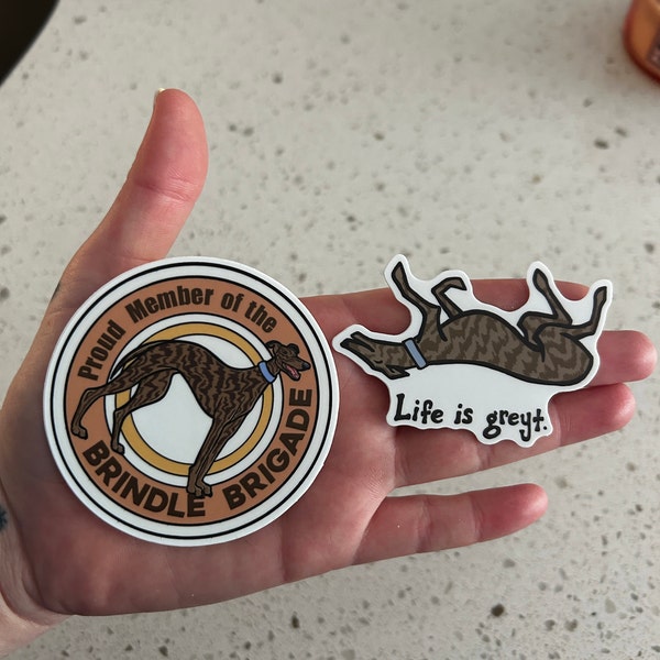 Life is Greyt Sticker Decal Greyhound - Etsy