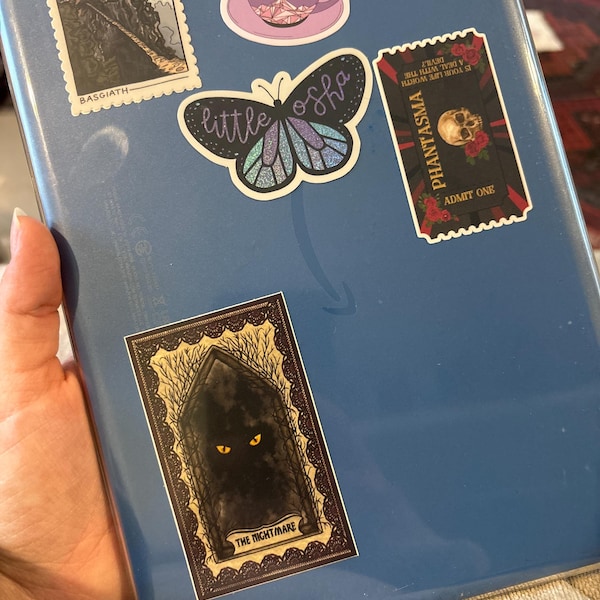 One Dark Window Inspired Card Sticker Vinyl Sticker / Bookish Stickers ...