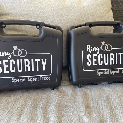 RING SECURITY Briefcase Ring Bearer Set - Etsy