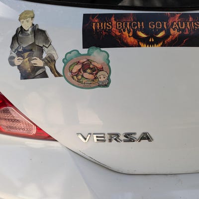 Funny Gen Z Bumper Stickers, Please Don't Honk Cute Car Decal, Crying ...